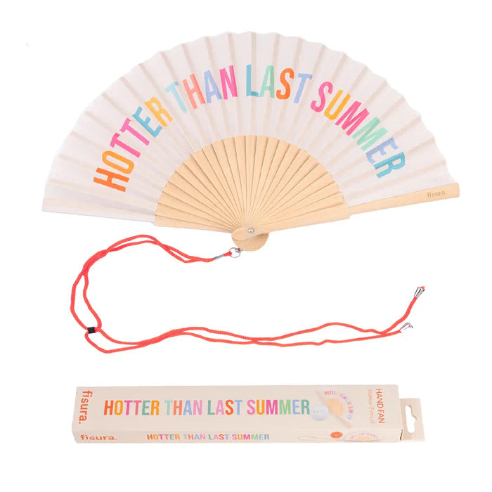 "HOTTER THAN LAST SUMMER" HAND FAN